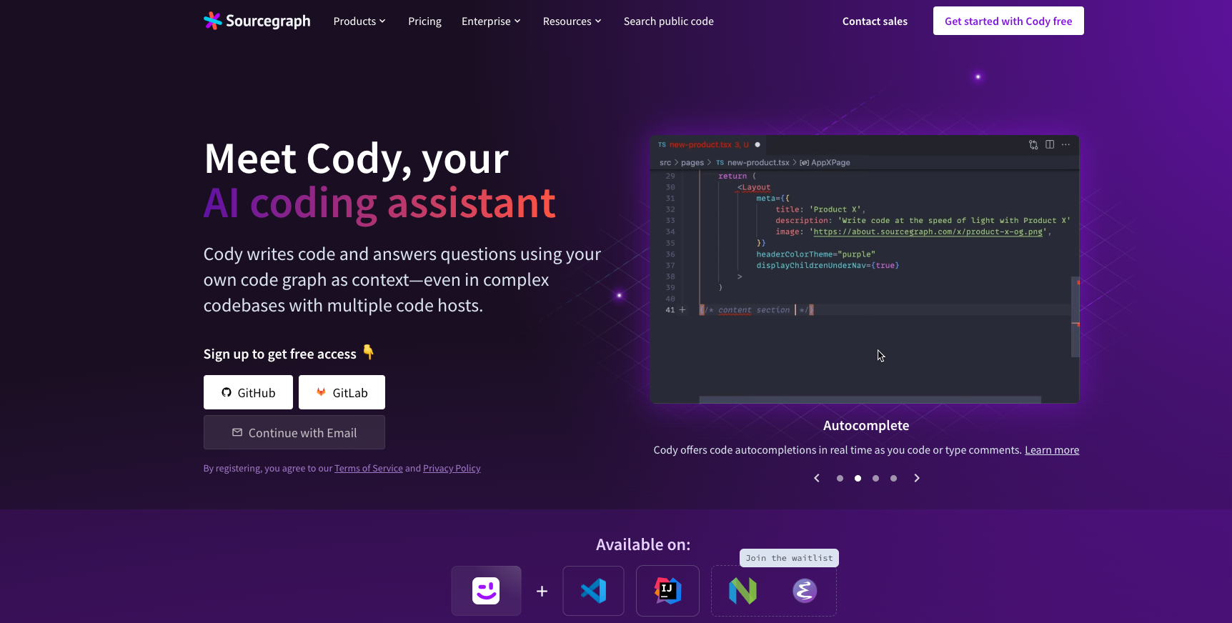 Cody: Your AI-Powered Coding Assistant | Elevate Your Coding Experience