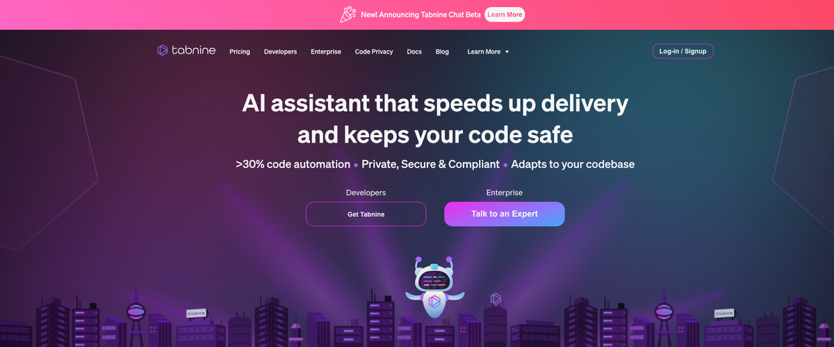 Tabnine: Your AI Assistant for Efficient and Safe Code Delivery