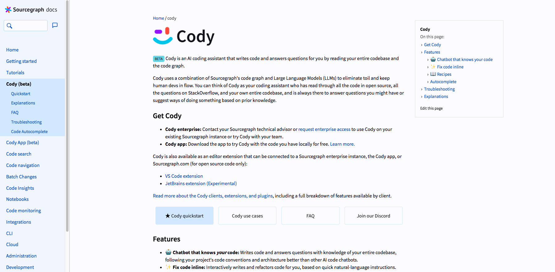 Cody by Sourcegraph