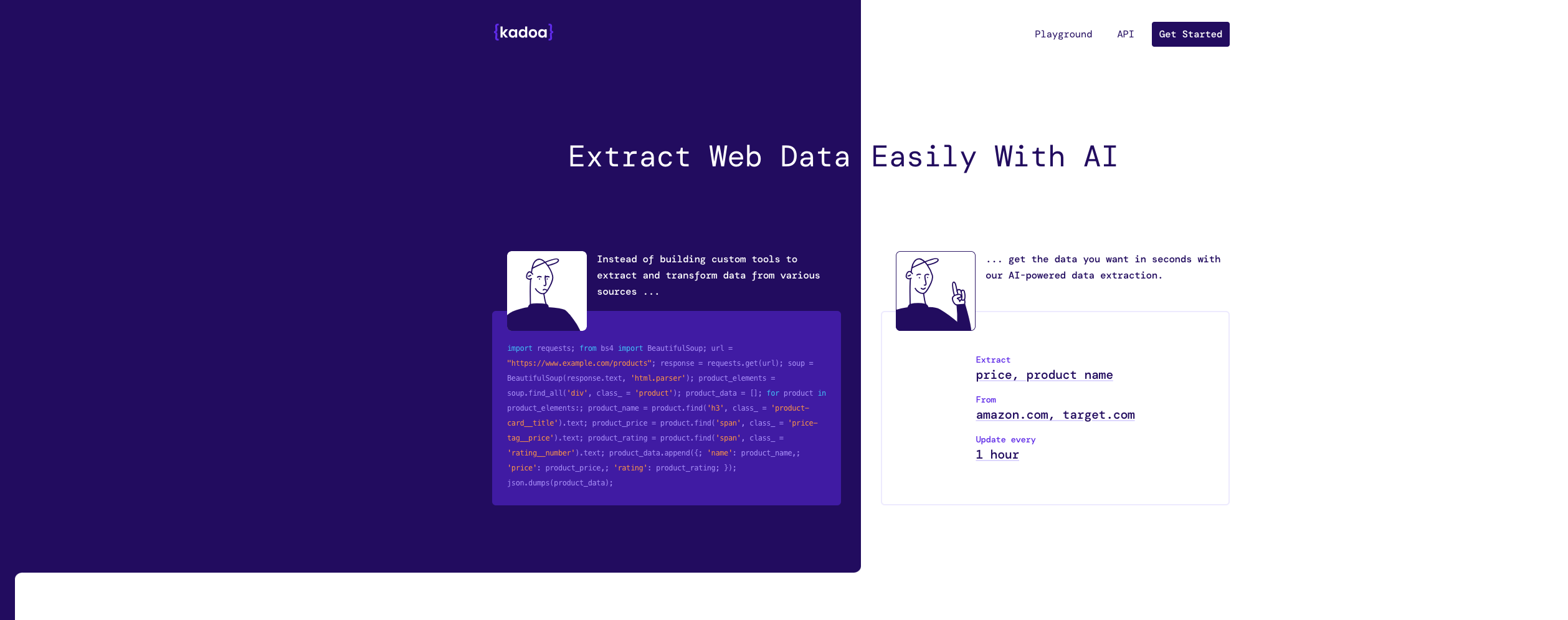 Kadoa: AI-Powered Data Extraction Tool for Effortless Access to Valuable Data