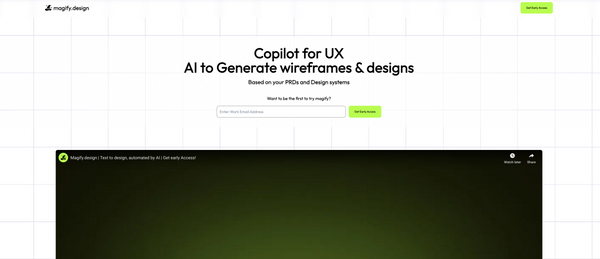 Magify.Design: AI-Powered UI/UX Design Platform for Effortless Creativity