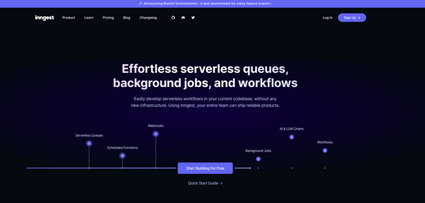 Inngest: A Serverless Queue and Workflow Engine for Effortless Development